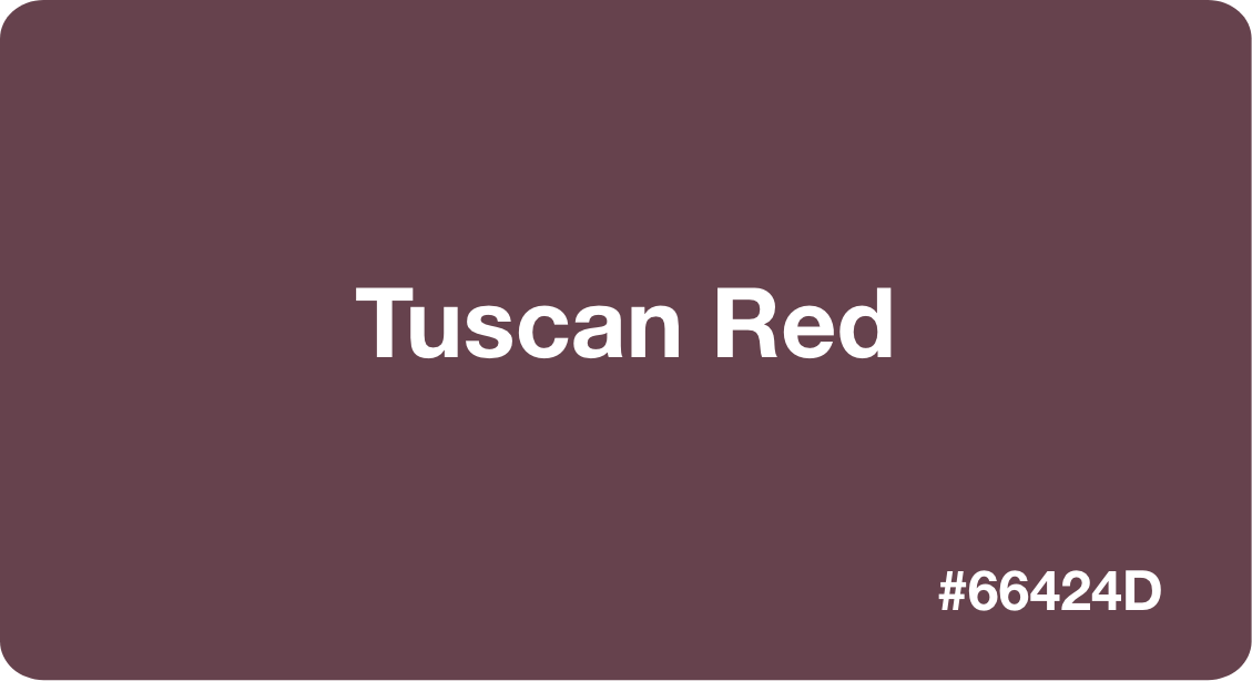 Tuscan Red Hex Code 66424d